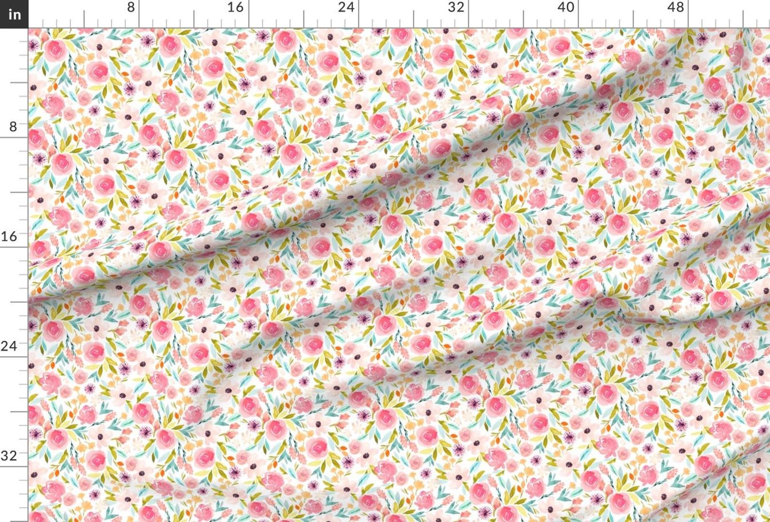 Bloom Fabric - Indy Bloom Design Sage Spring C by Indybloomdesign ...