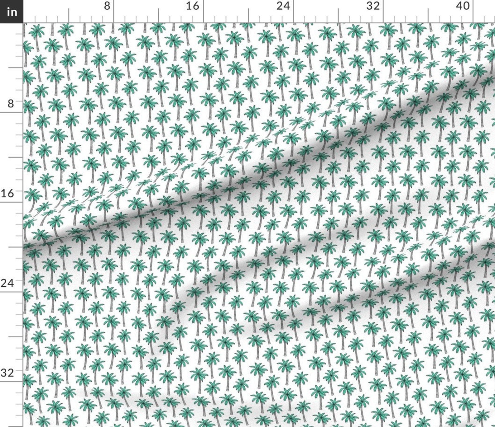 Palm Tree Fabric Palm Tree // Summer Tropical Kids Summer | Etsy