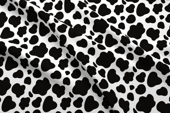 Cow Print Fabric Cow Pattern By Kostolom3000 Cow Animal | Etsy