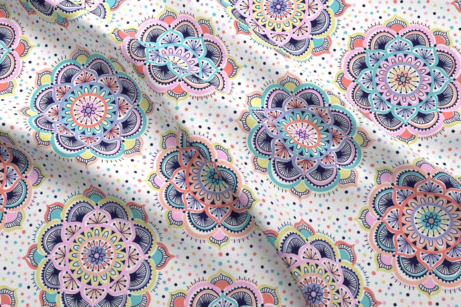 Mandala Fabric Mandala Pattern By Laura May Designs