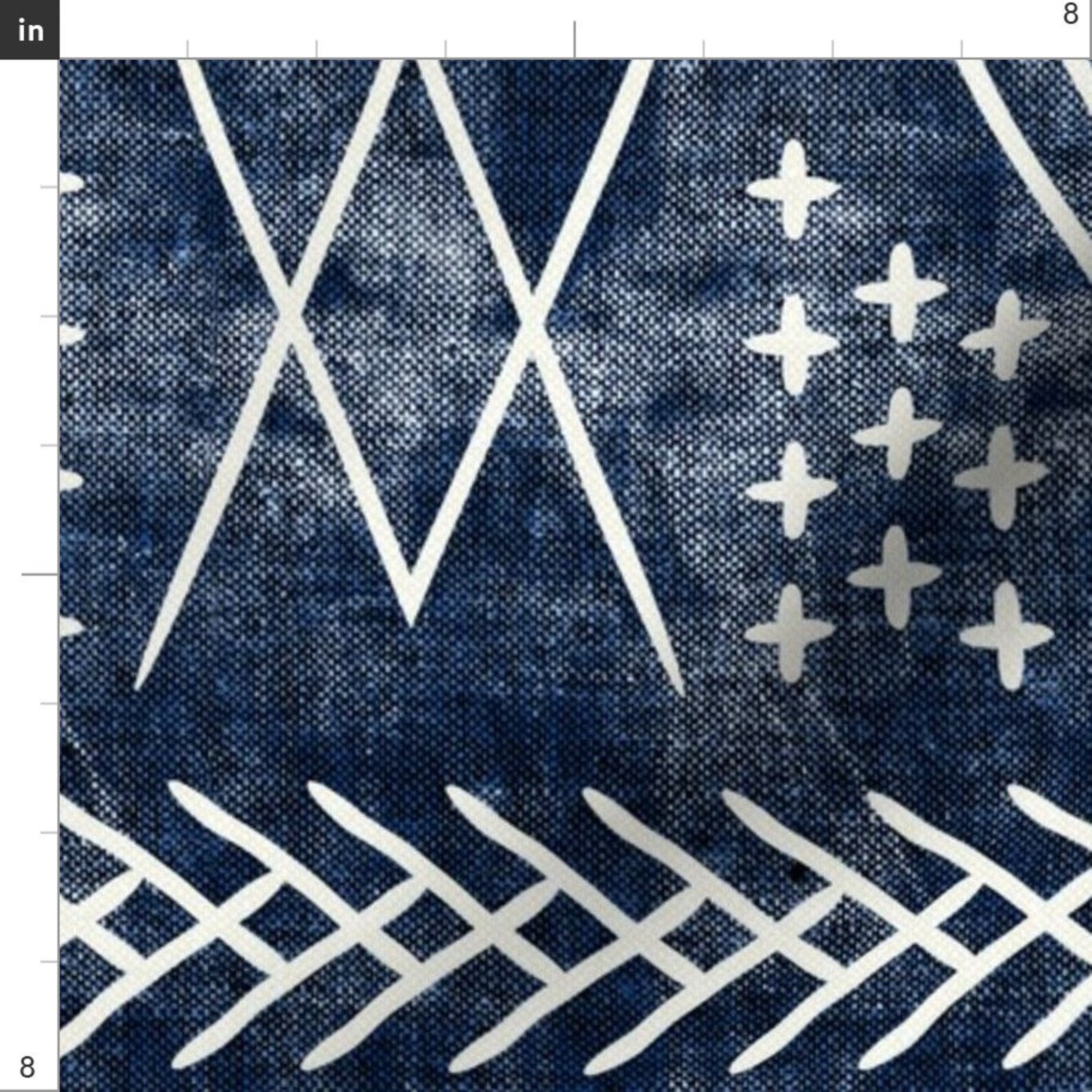 Moroccan Inspired Fabric Vintage Moroccan Large Scale on - Etsy