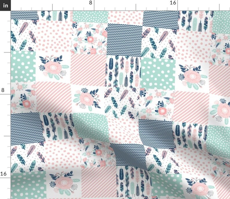 Cheater Quilt Fabric Cheater Quilt Wholecloth Baby Blanket - Etsy