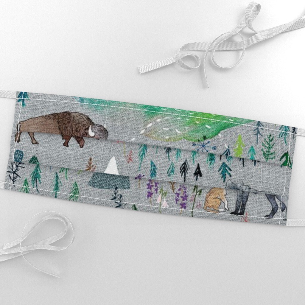 Buffalo Fabric the Boreal by Nouveau Bohemian Buffalo | Etsy