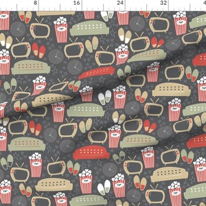 Snack Fabric Snack Time, Slack Time by Papercanoefabricshop Snack Couch ...