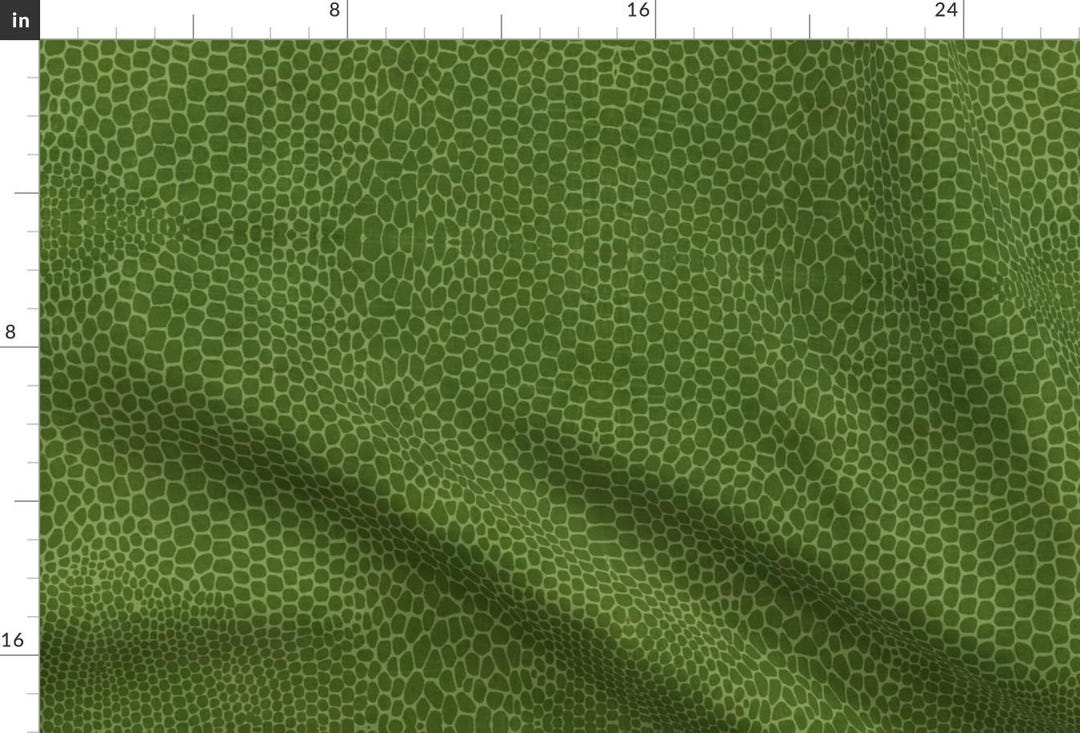 Dinosaurs Green Skin Pattern Fabric - Dino Skin {bright Green} by ...