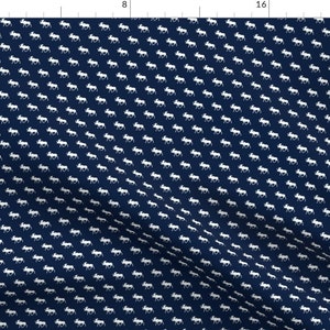 Moose Fabric micro Print Moose by Littlearrowdesign Moose Woodland ...