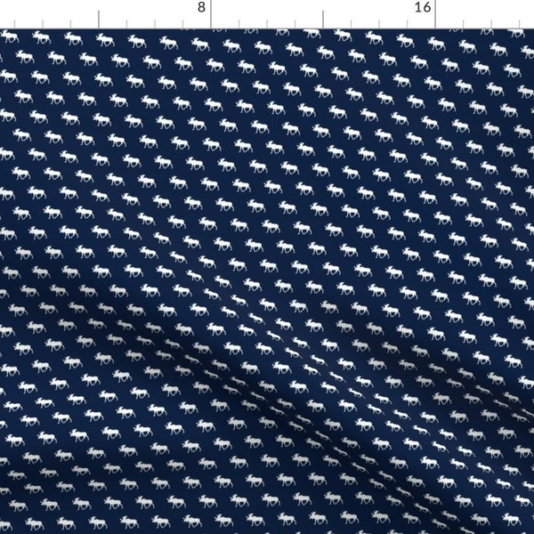 Blue Moose Fabric - Etsy
