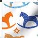 Rocking Horse Fabric Country Rock by Allisonbeilkedesigns Rocking ...