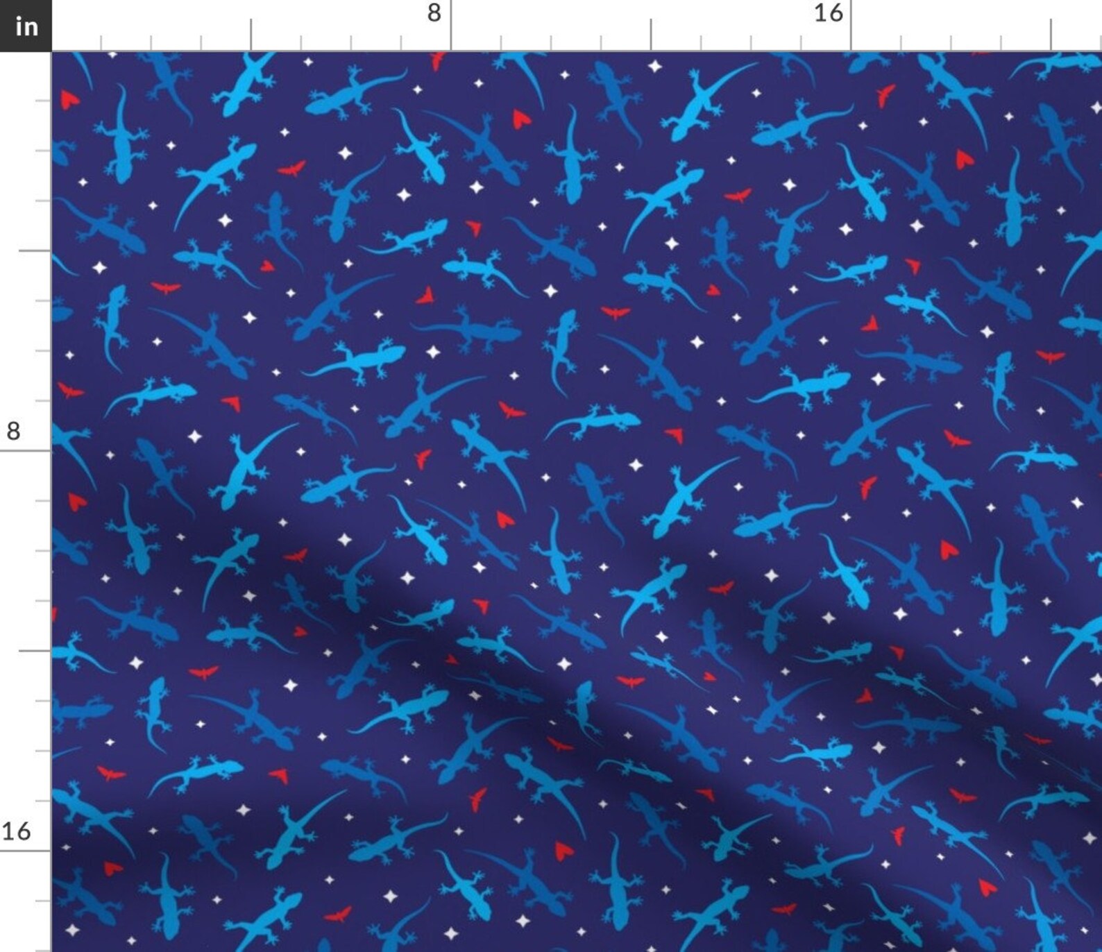 Blue Gecko Fabric Gecko by Gray Blue Gecko Nursery Decor - Etsy