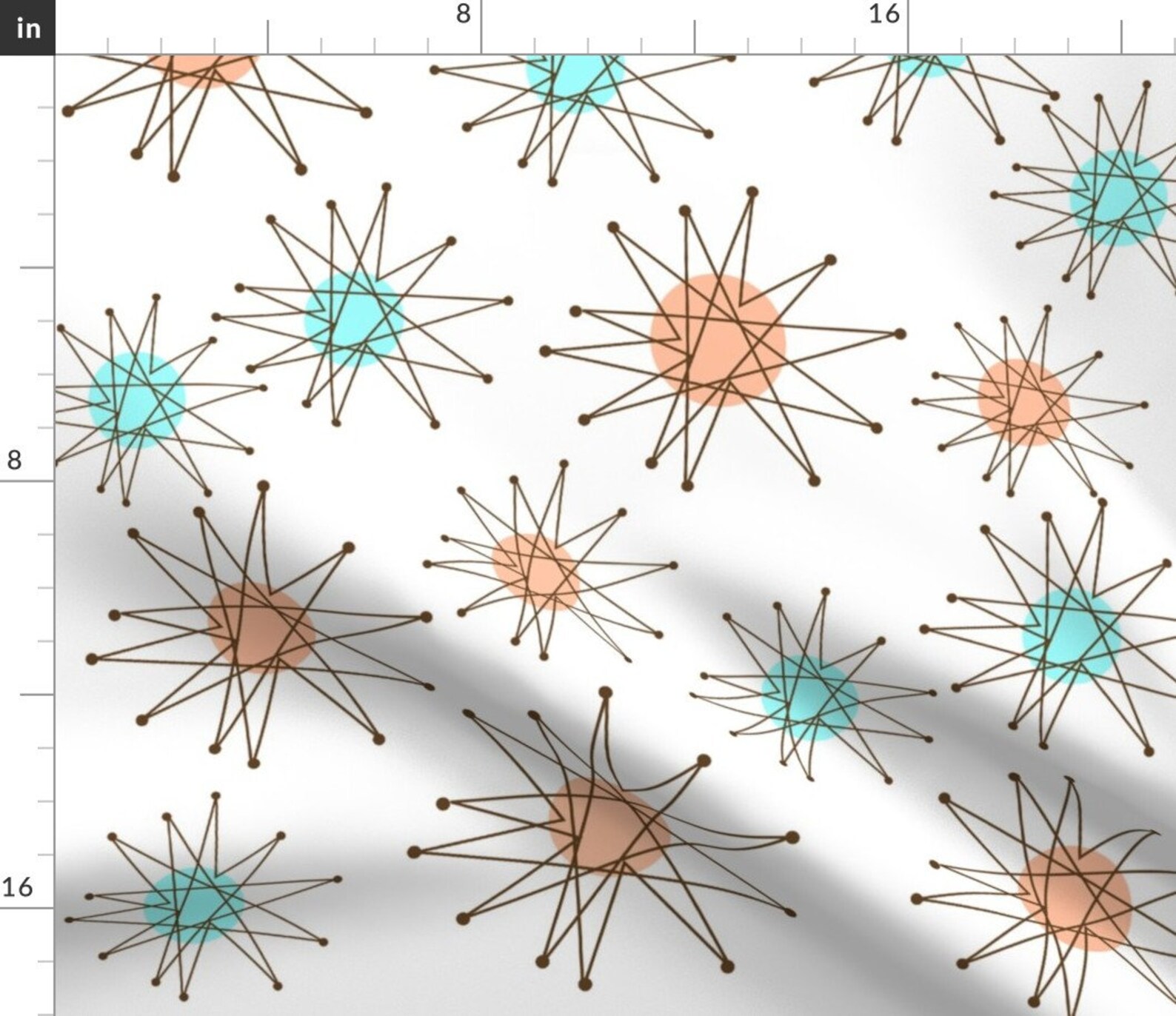 Starburst Fabric Starburst Pattern Ii By Hot4tees BgYahoo | Etsy