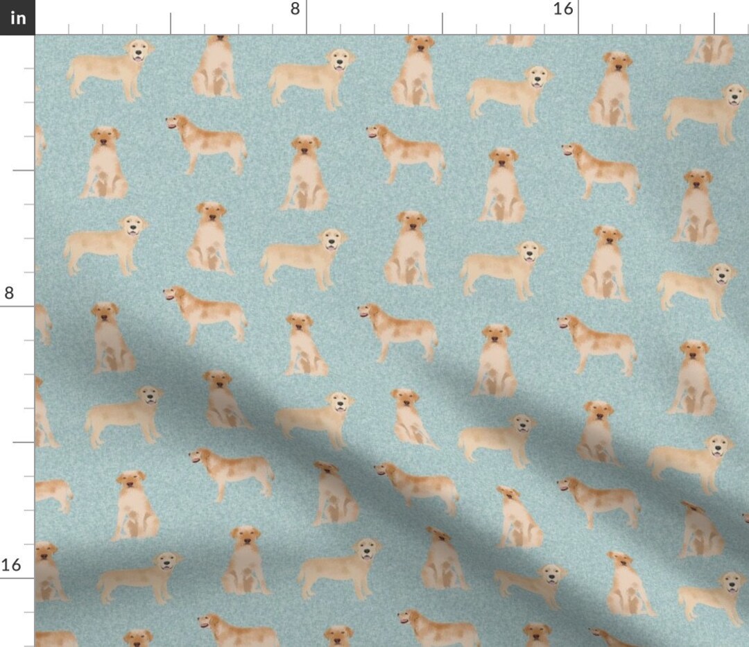 Yellow Lab Fabric Yellow Labrador Pet Quilt Dog Breed Quilt - Etsy