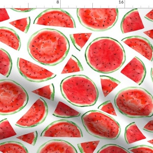 Wacky Watermelon Fabric Watermelon Slices by Svetlana Prikhnenko ...