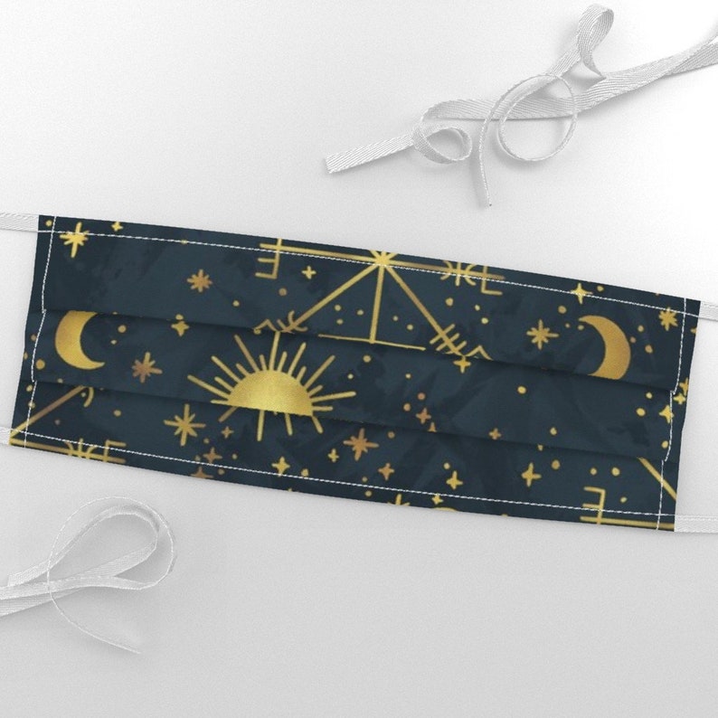 Talisman Fabric Viking Compass by Olooriel Vegvizir Black - Etsy