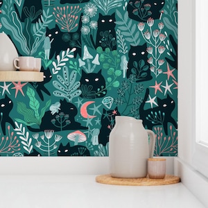 Forest Green Wallpaper - Green Forest Cats by Kostolom3000 - Cats ...
