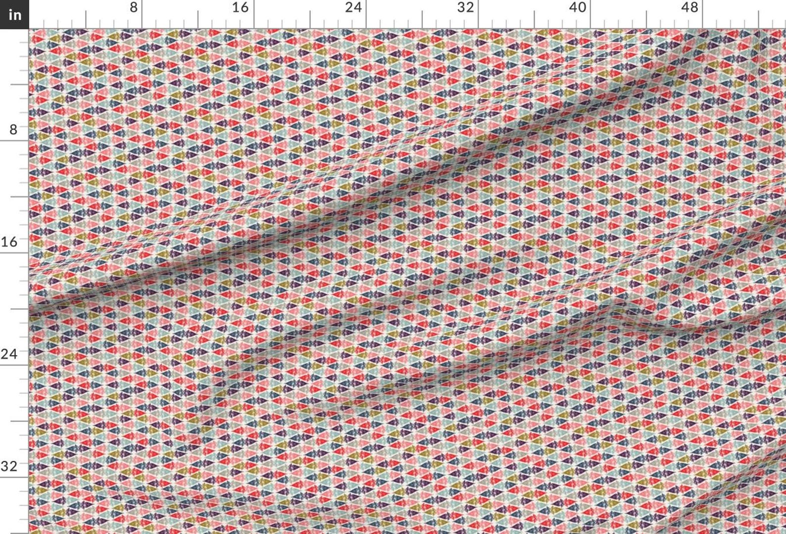 Mustaches and Beards Fabric - Love A Colorful Beard by Mag-o - Rainbow ...