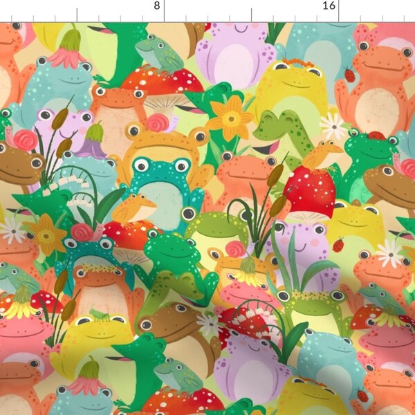 Frog Fabric - Etsy