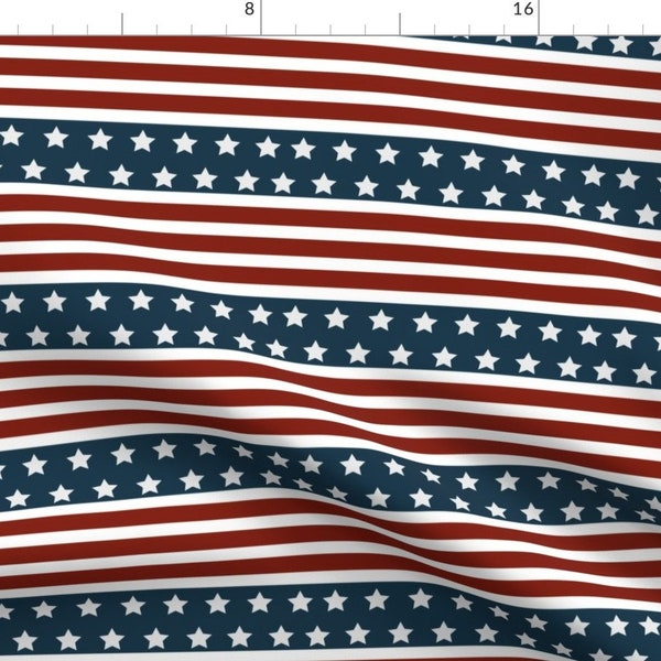 American Flag Fabric - Etsy