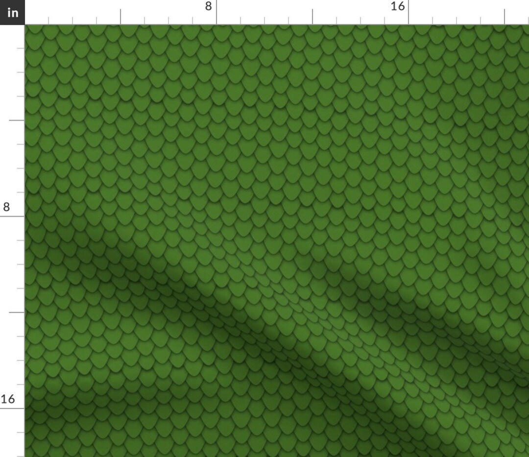 Dragon Scales Fabric Green Dragon Scales by Charleyzollinger - Etsy