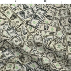 Money Fabric - Dean's Big Money by Midcoast Miscellany - Green Cash ...