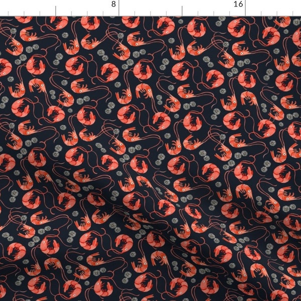 Shrimp Fabric - Etsy
