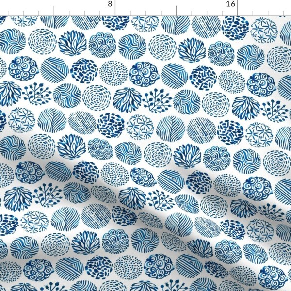 Japanese Indigo Fabric - Etsy