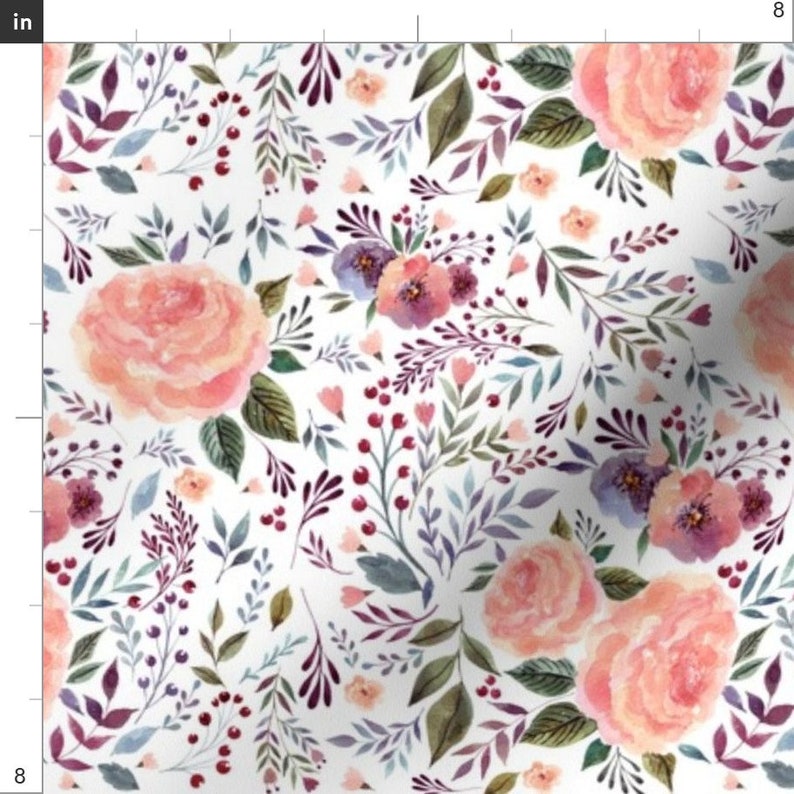 Floral Breeze Fabric Floral Breeze by Shopcabin Baby Girl - Etsy Canada