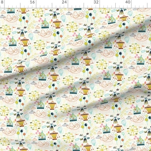 State Fair Fabric - Fun Fair by Friztin - Modern Nursery Decor Ferris ...