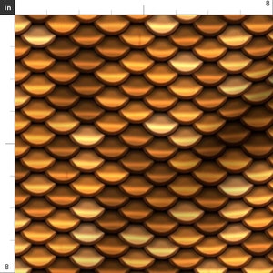 Medieval Armor Fabric Scale Armour Gold Brass Copper by Bonnie Phantasm ...