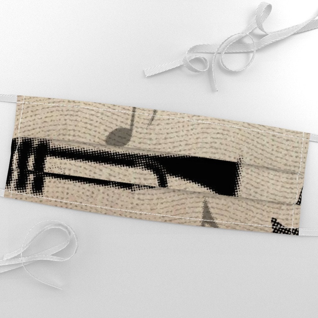 Mid Century Jazz Fabric Beboppers In The Village By | Etsy