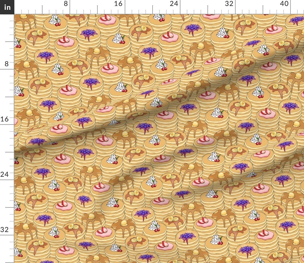 Pancake Breakfast Fabric Flapjack Stack by Pattysloniger - Etsy