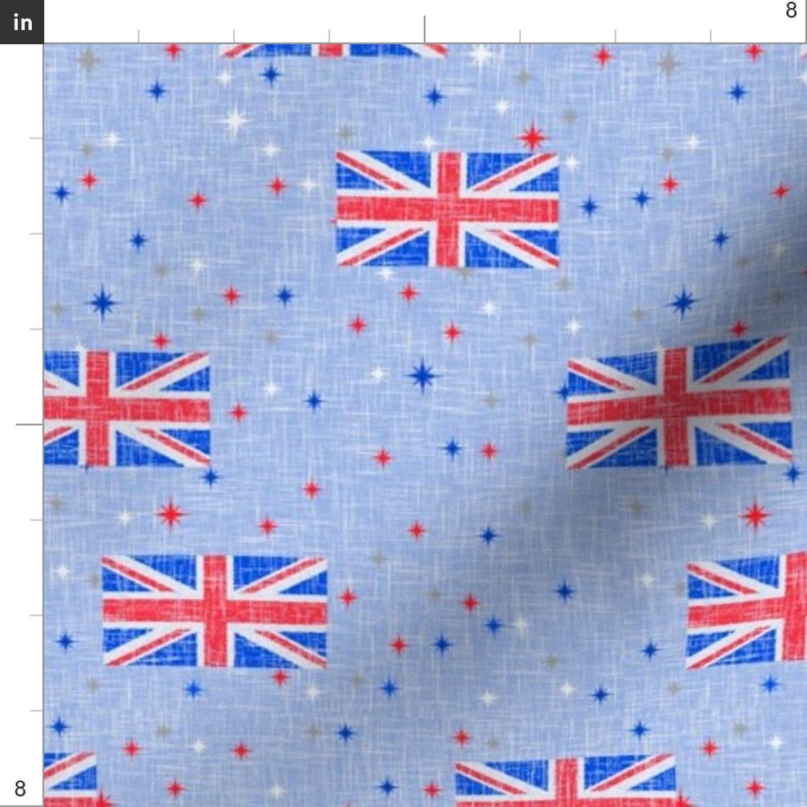 Patriotic Jack Fabric Patriotic Jack by Inscribed Here - Etsy