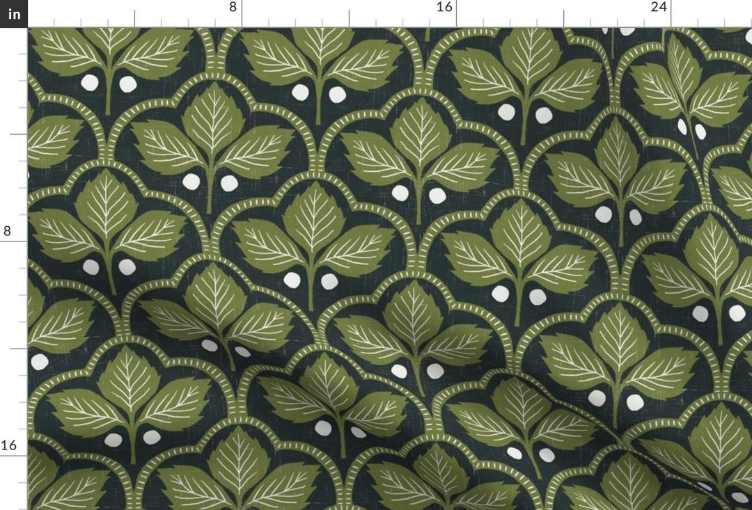 Poison Ivy Fabric - Leaves of Three Let Them Be by Scarlet_soleil ...
