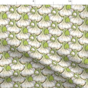 Garlic Fabric Garlic by Hannafate Garlic Vegetable Food Cooking Kitchen ...