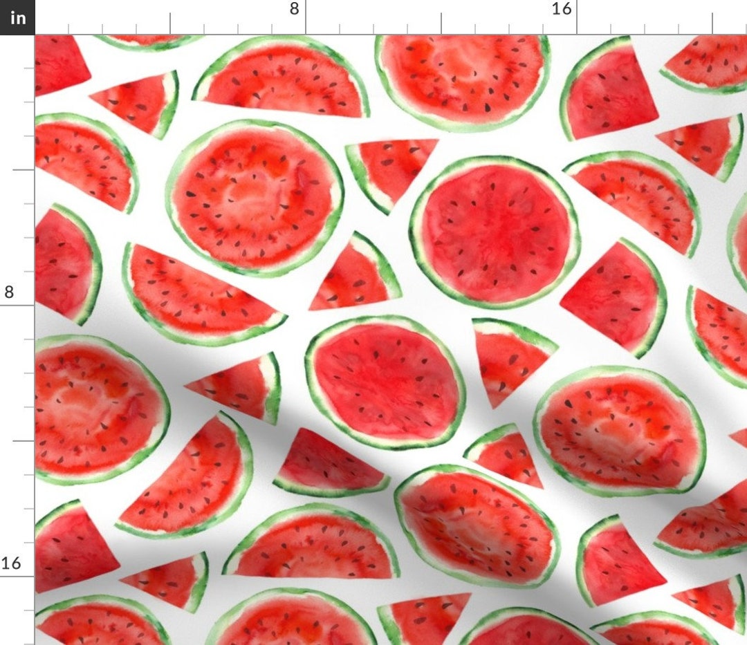 Wacky Watermelon Fabric Watermelon Slices by Svetlana - Etsy