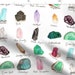 Mineral Gem Fabric Healing Crystals Gem Stone and Mineral - Etsy