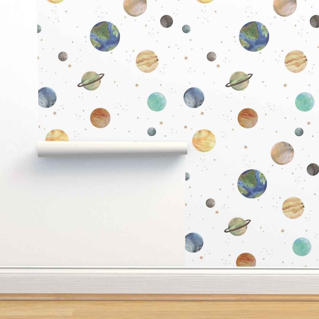 Solar System Wallpaper Solar System Medium by Shelbyallison - Etsy