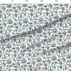 Medieval Castles Fabric 6 Medieval Kings and Castles by ...