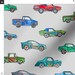 Toy Cars Fabric - Little Toy Cars in Watercolor on Grey by Micklyn ...