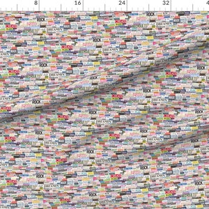 Words Fabric Ransom Note full-color Verbs Collage Words Phrases ...