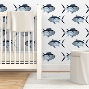 Tuna Fish Wallpaper - Bluefin Tuna by Arwenartanddesign - Nautical Sea ...