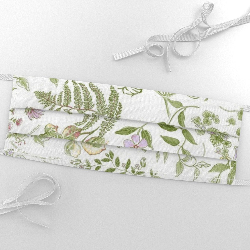 Botanical Fabric Wild Summer Botanical by Gartmanstudio - Etsy