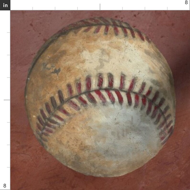 Baseball Wholecloth Fabric Baseball Cheater Quilt by - Etsy