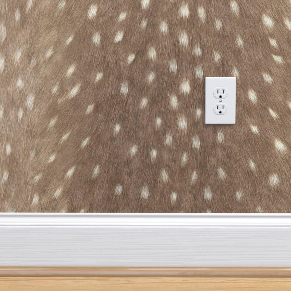 Deer Hide Wallpaper Soft Deer Hide by Willowlanetextiles | Etsy