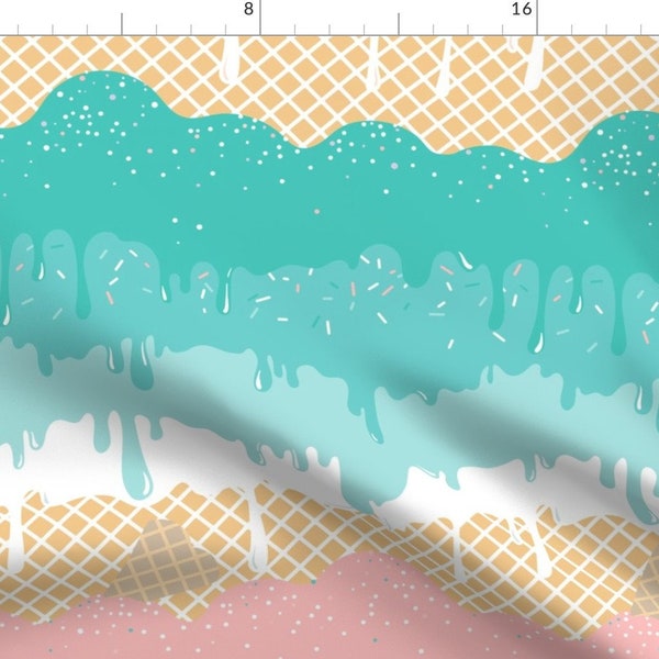Ice Cream Fabric - Etsy