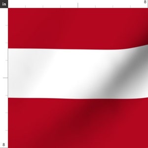 Red Stripes America Fabric Red and White Wide Horizontal | Etsy