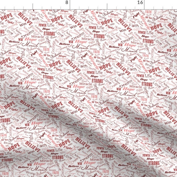 Positive Survivor Fabric - Etsy