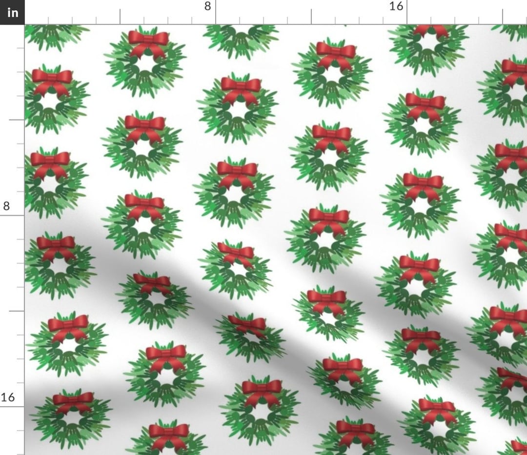 Sign Language Fabric Asl I Love You Wreath by Marykane Asl Christmas ...