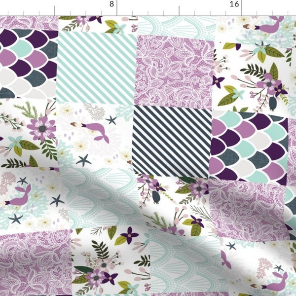 Mermaid Quilt Fabric - Etsy