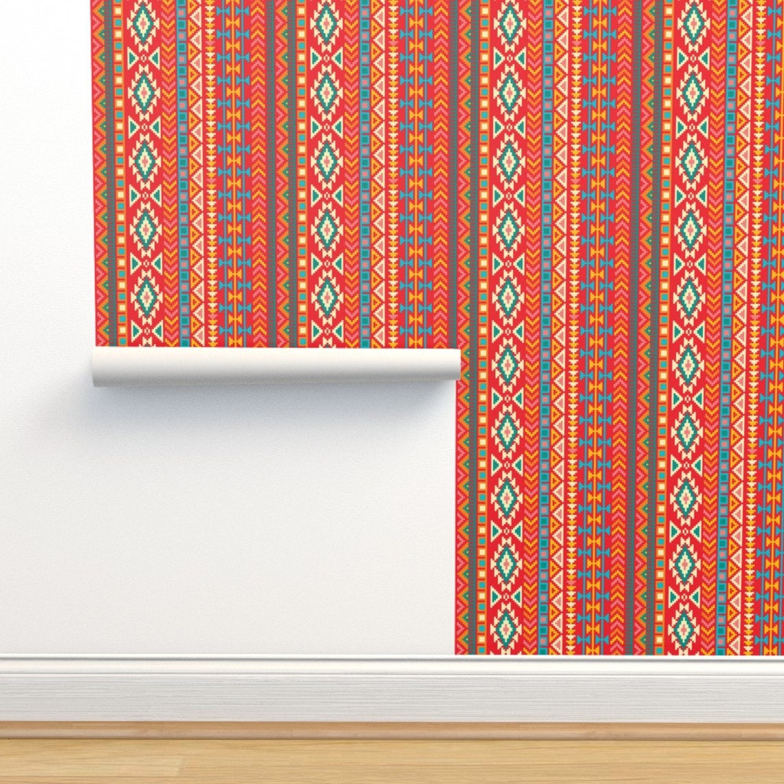 Southwest Wallpaper Aztec Tribal Native American Mexican by - Etsy