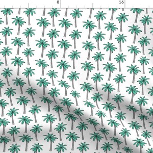 Palm Tree Fabric Palm Tree // Summer Tropical Kids Summer | Etsy